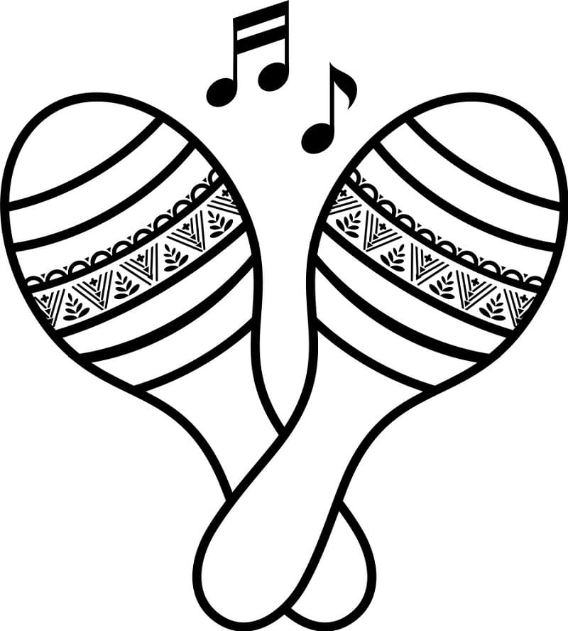 Printable Maracas Template Printable Word Searches